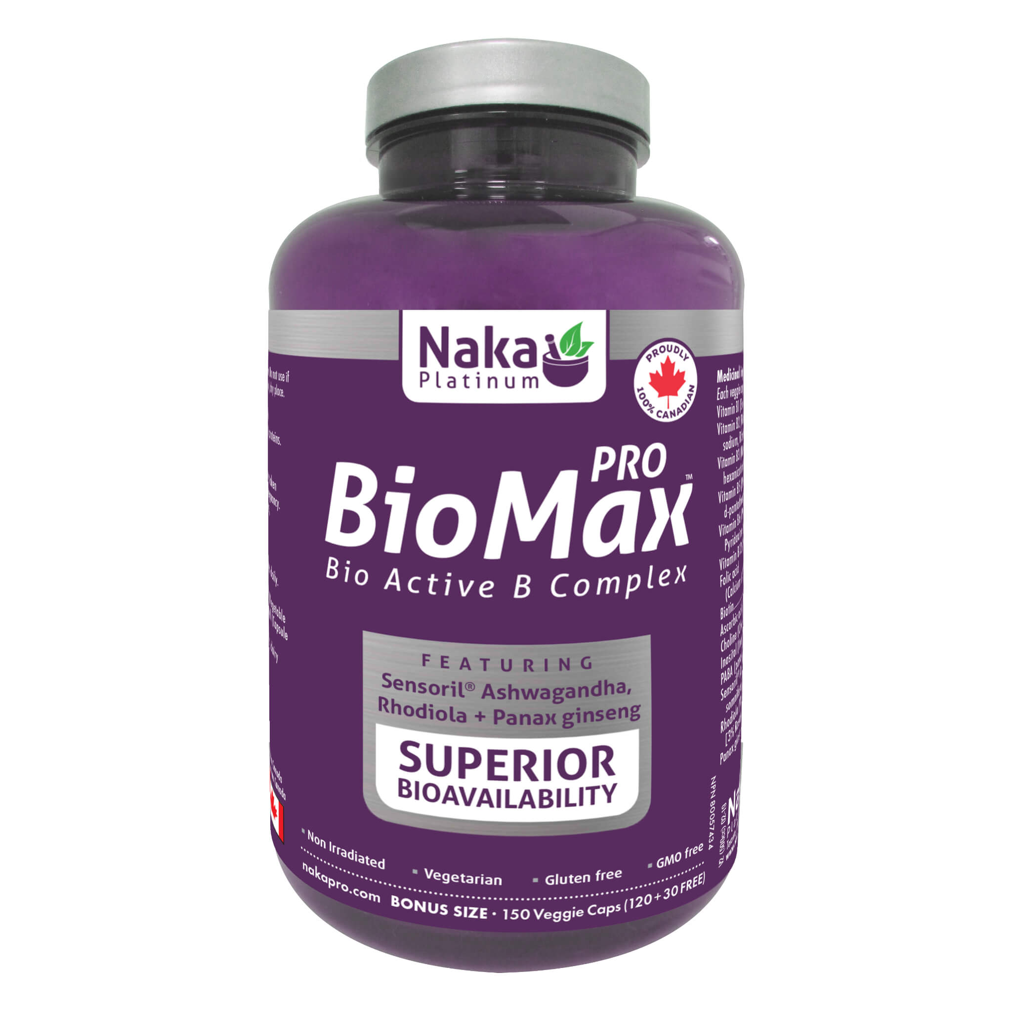 Optimum Health & Kolya | Naka - Pro BioMax B Complex