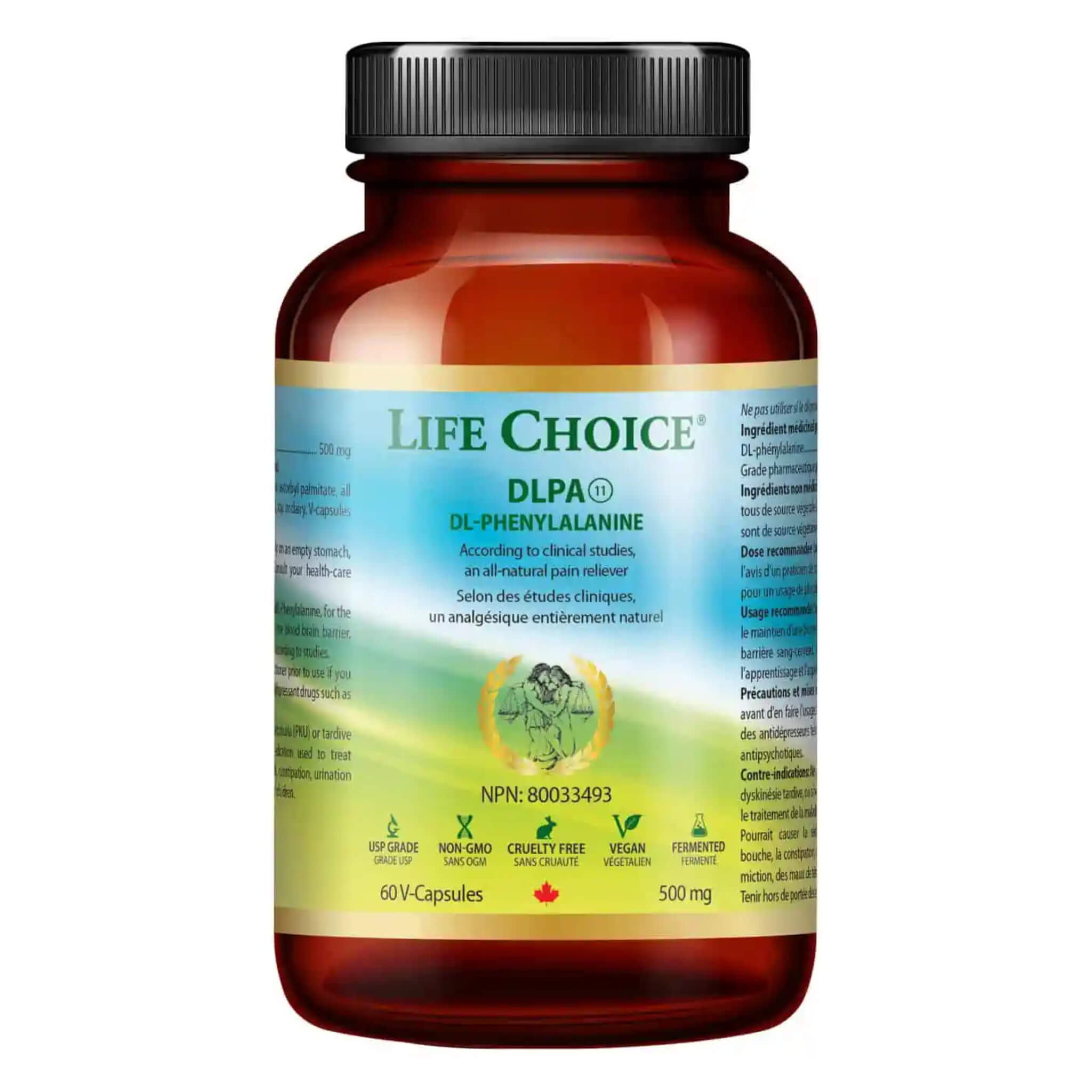 Optimum Health | Life Choice - DLPA Free Form 500mg