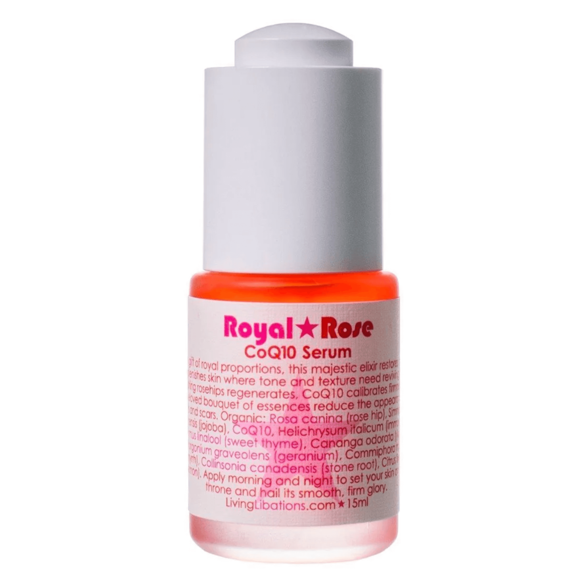 Optimum Health | Living Libations - Royal Rose CoQ10 Serum 15ml