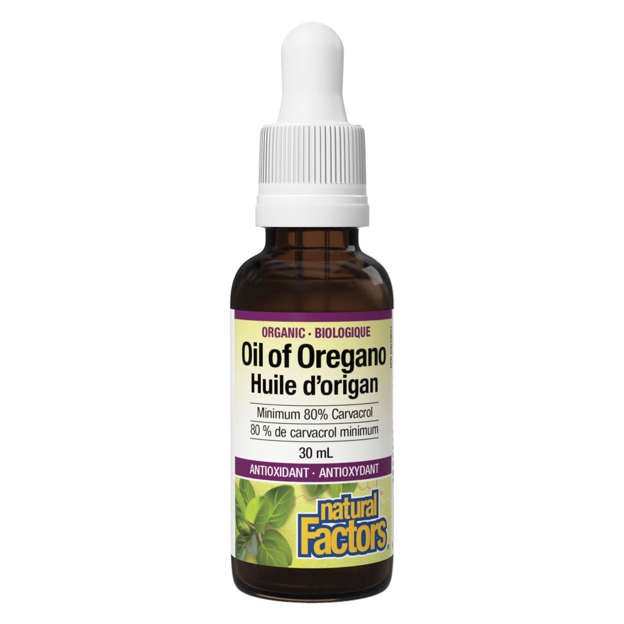 Optimum Health | Natural Factors Organic Oil of Oregano Liquid