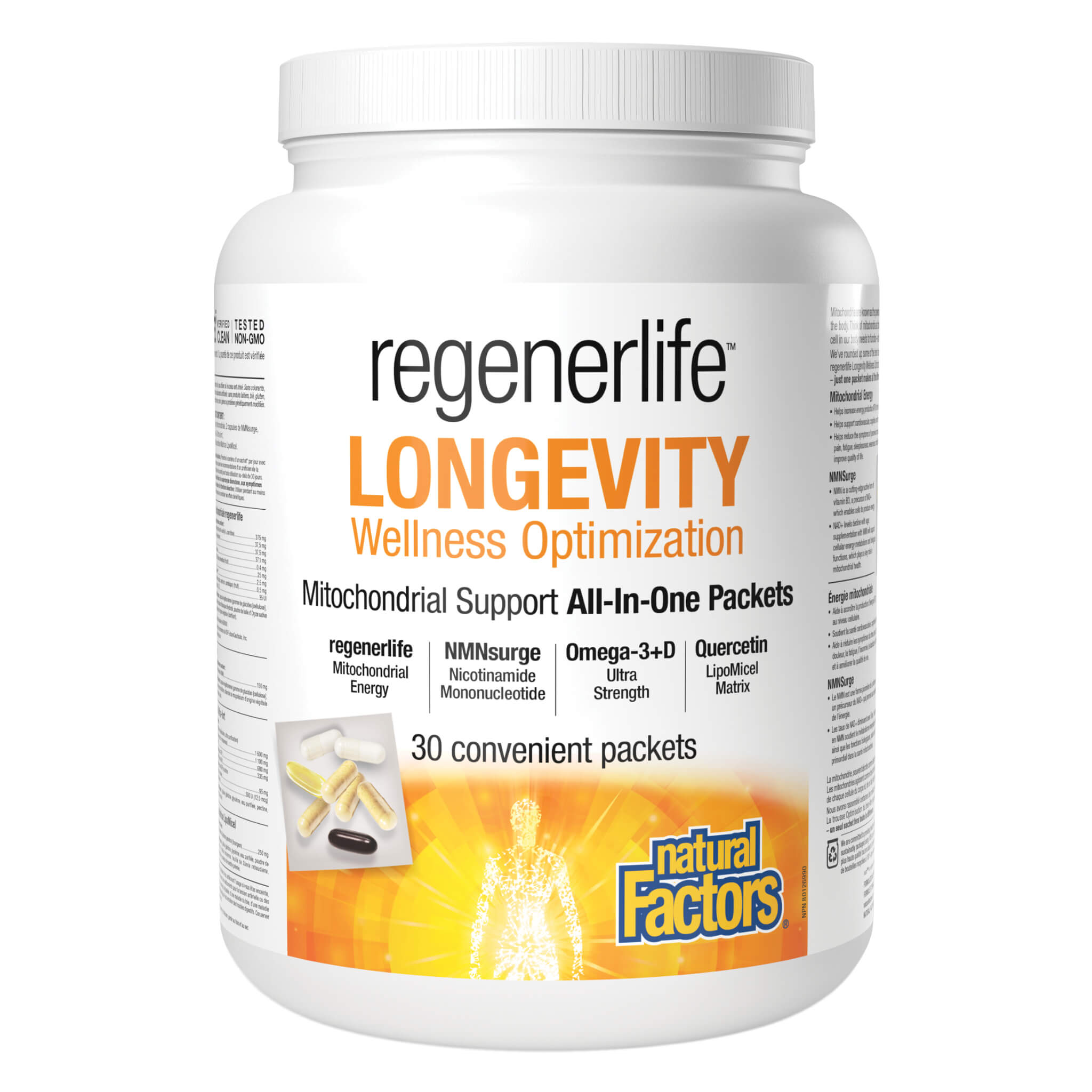 Optimum Health | Natural Factors - regenerLife Longevity Kit