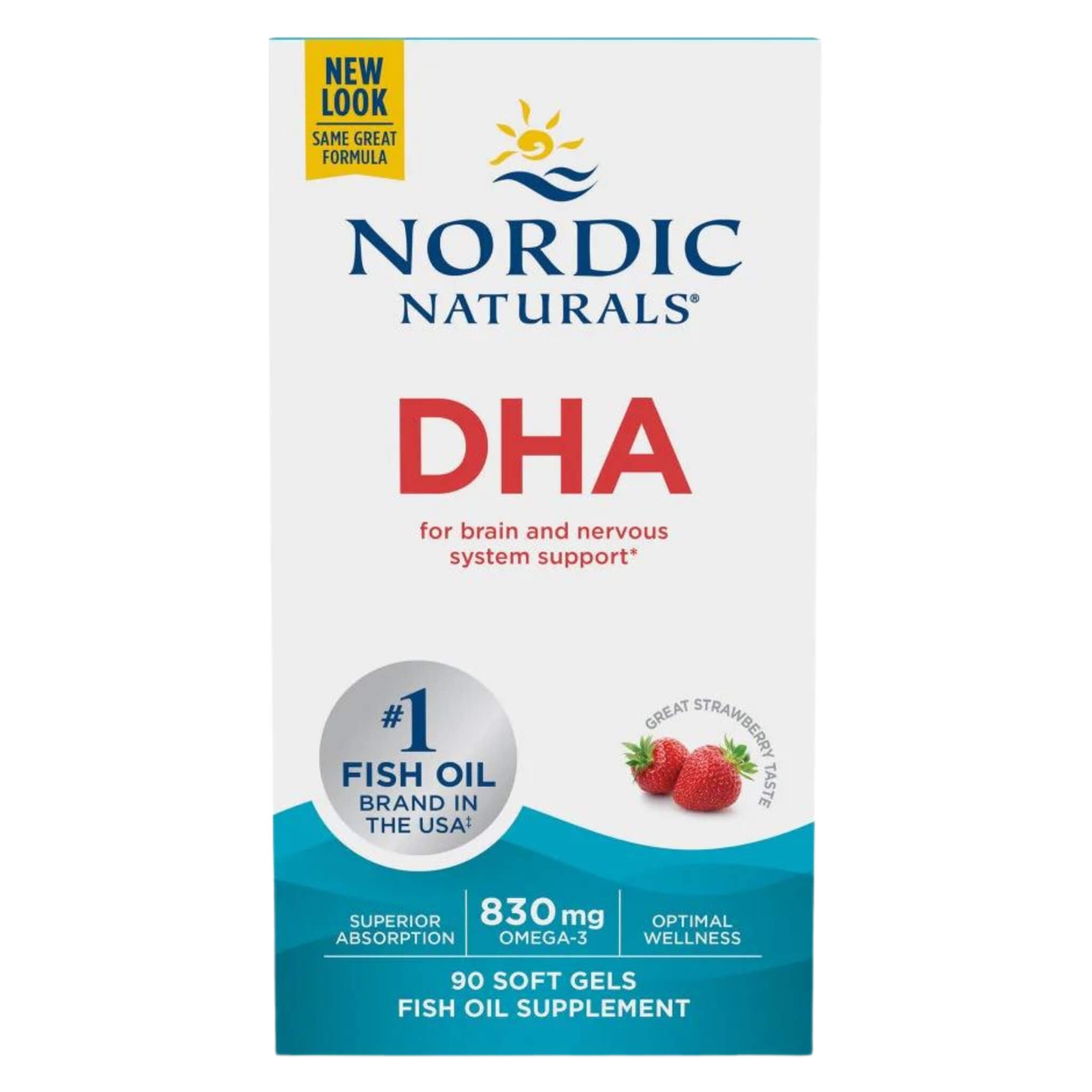 Optimum Health & Kolya | Nordic Naturals - DHA Formula - Strawberry