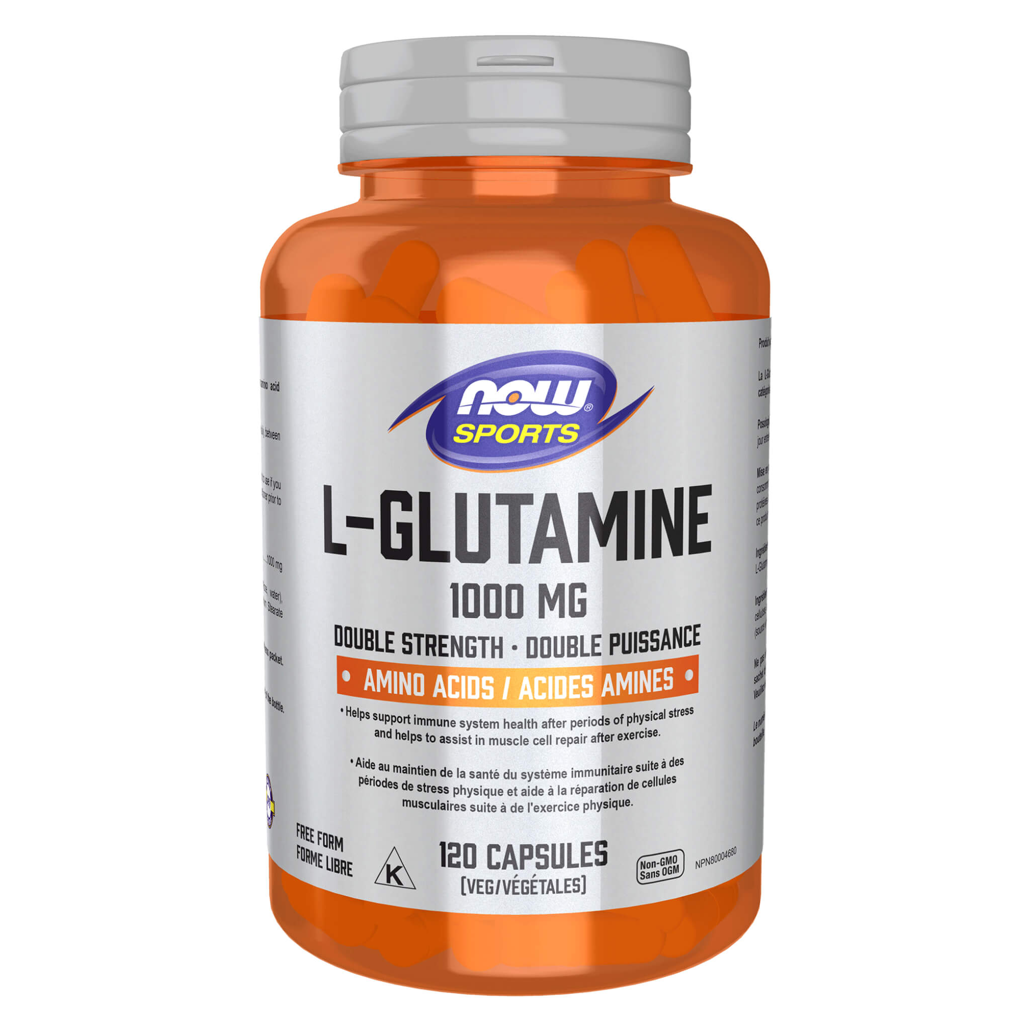 Optimum Health | NOW - L-Glutamine 1000 mg (Free Form) Double Strength