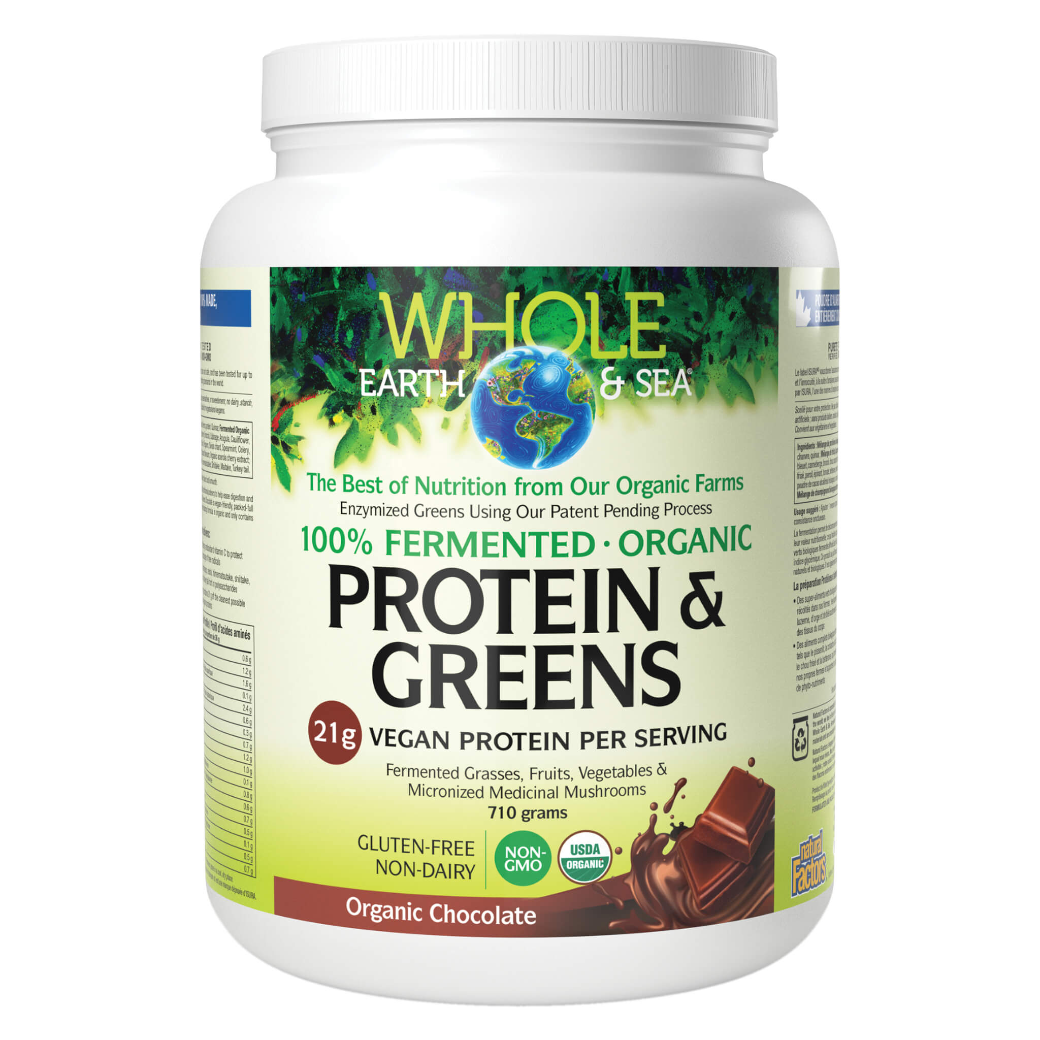 Optimum Health | Whole Earth & Sea Fermented Organic Protein & Greens