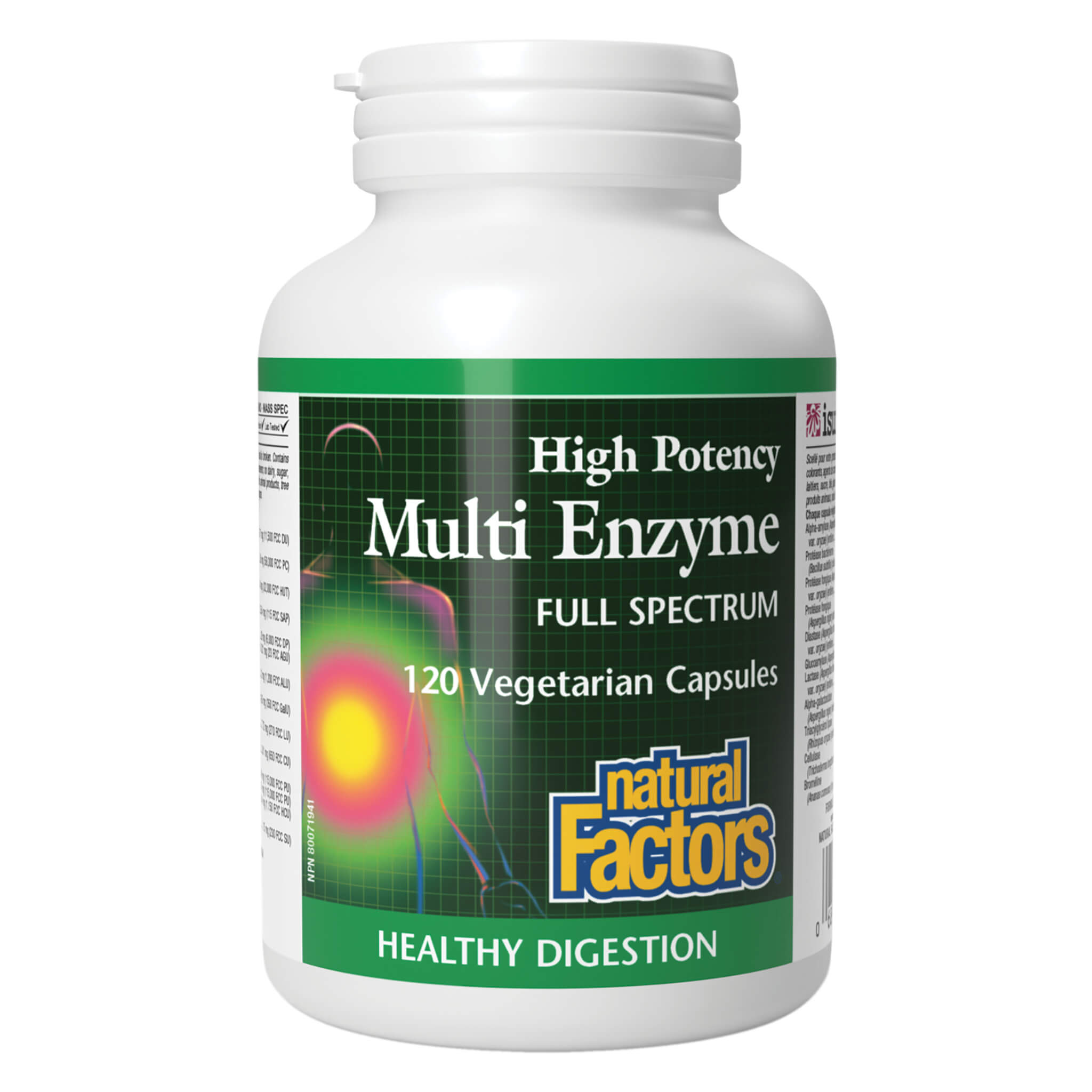 Optimum Health | Natural Factors - High Potency Multi Enzyme Full Spectrum