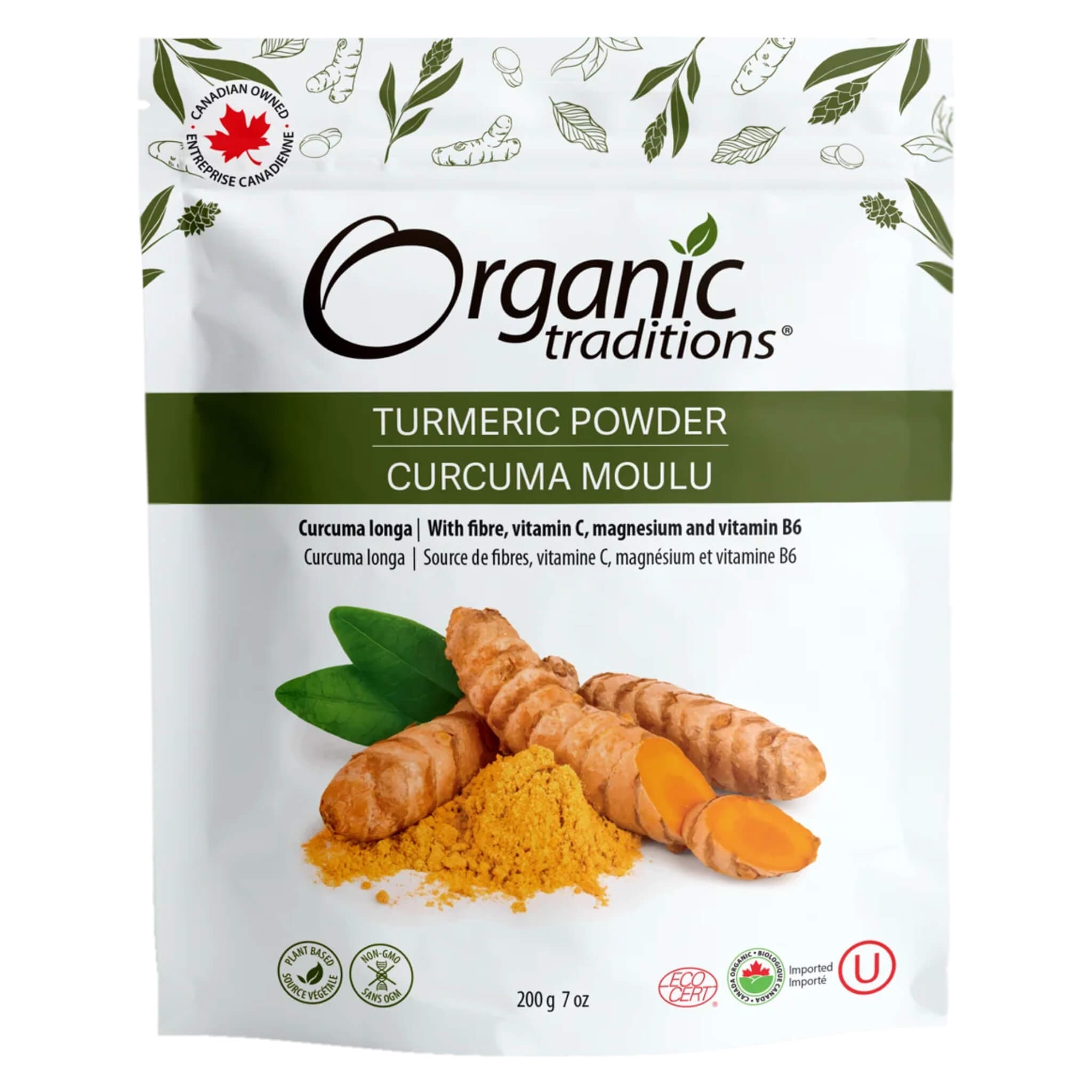 Optimum Health | Organic Traditions - Turmeric 200g