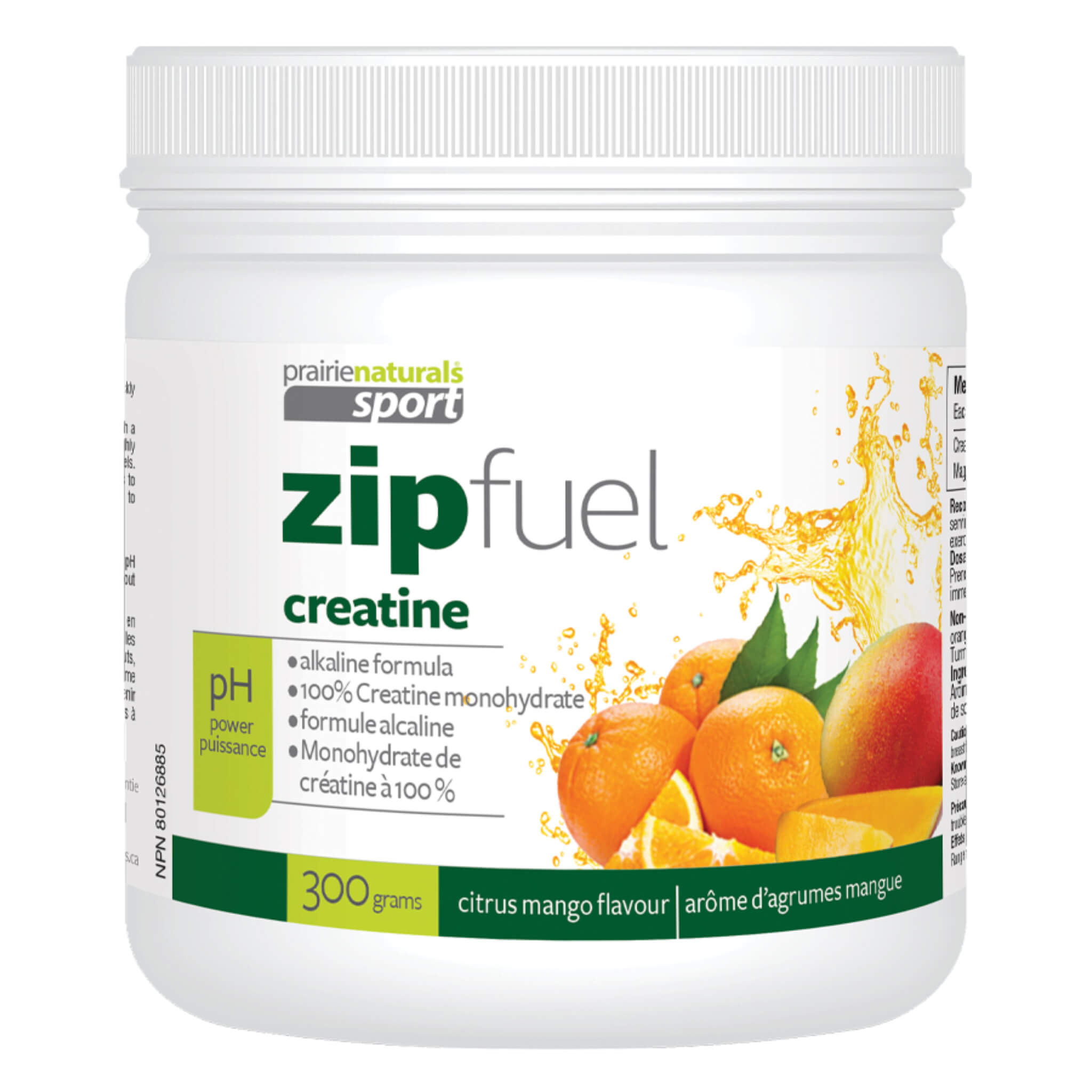 Optimum Health | Prairie Naturals Sport - Zip Fuel Buffered Creatine ...