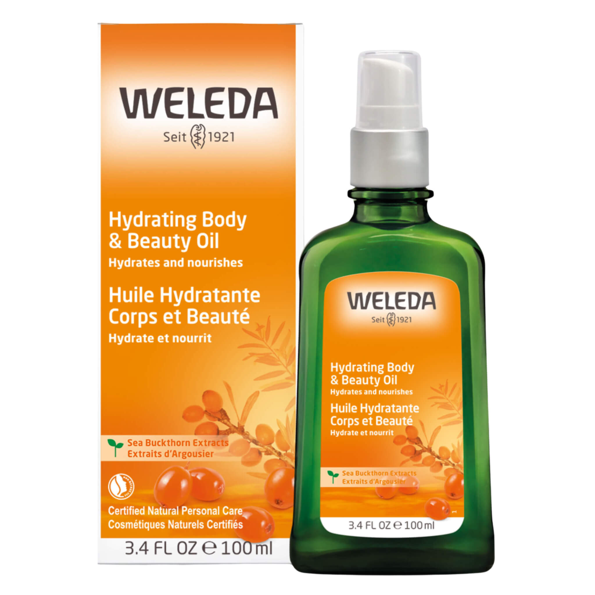 Optimum Health & Kolya | Weleda Hydrating Body & Beauty Oil - Sea Buckthorn