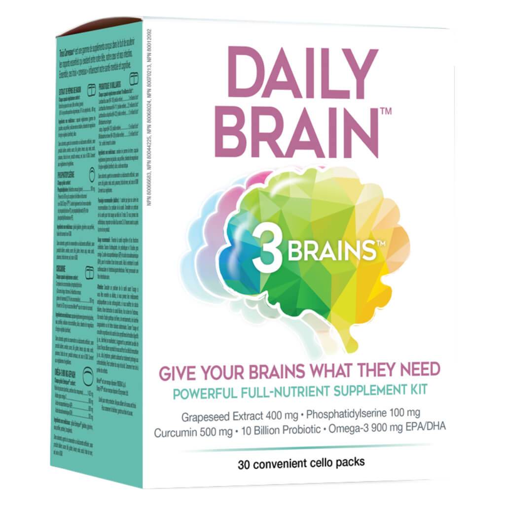 Optimum Health | 3 Brain Daily Brain Supplement Kit