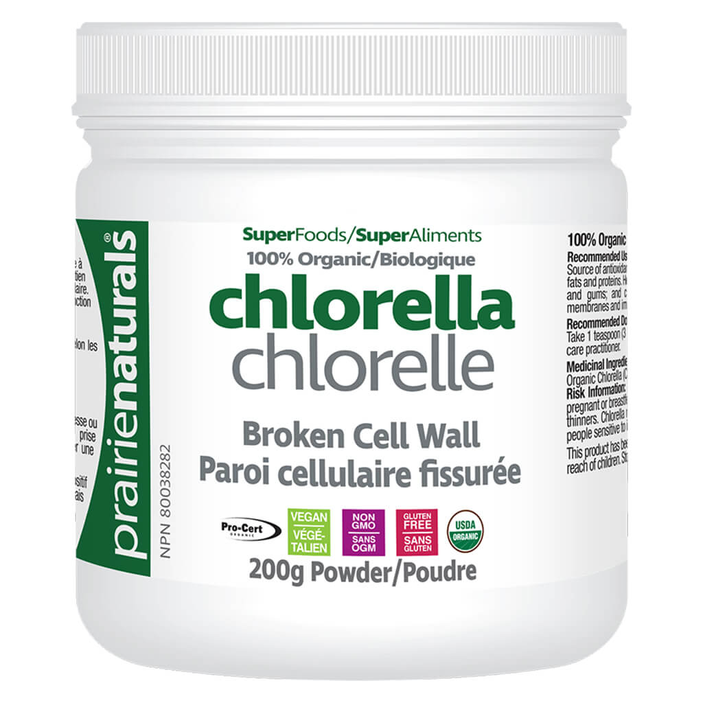 Optimum Health | Prairie Naturals Chlorella Powder (Broken Cell Wall)
