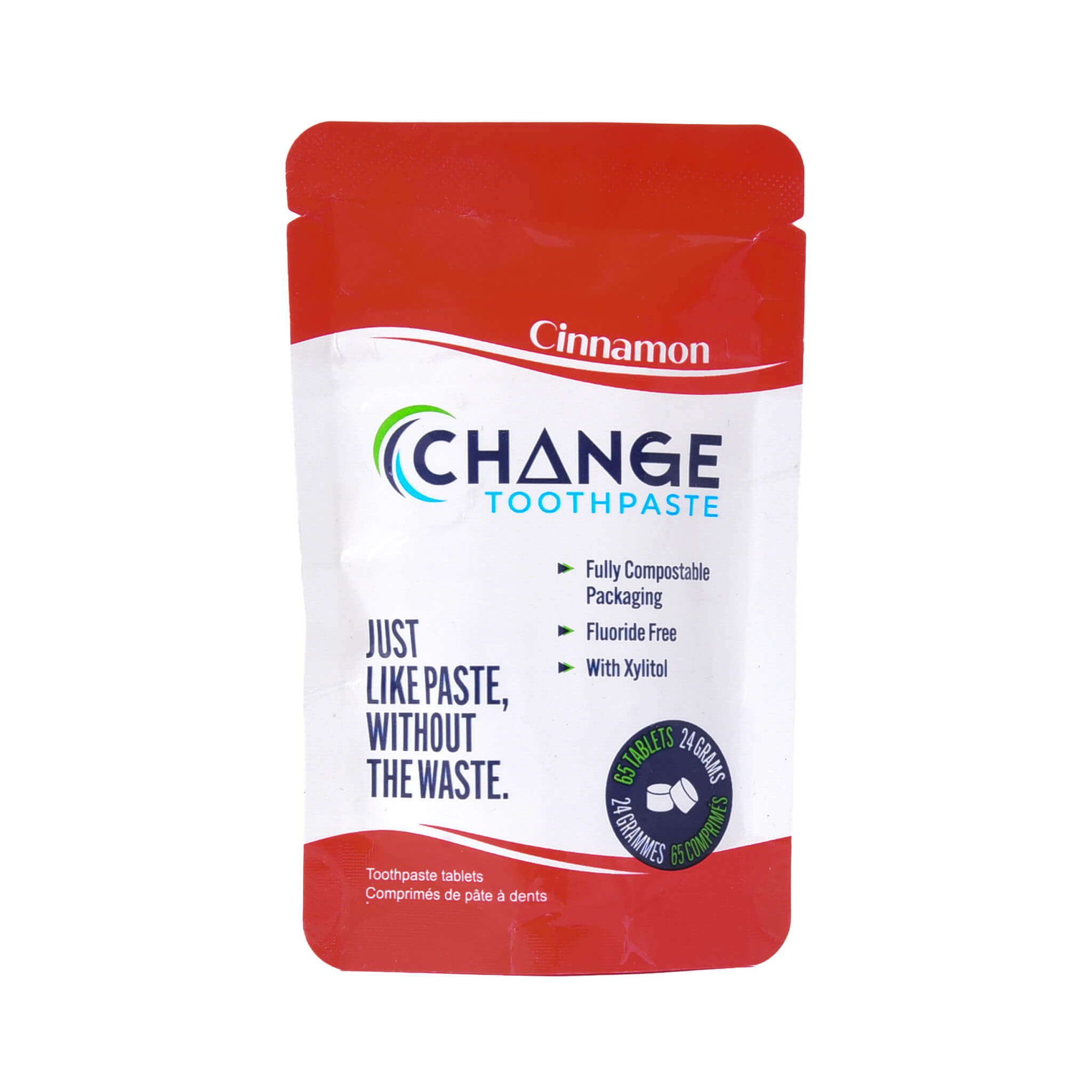 Optimum Health | Change Toothpaste Cinnamon Toothpaste Tablets