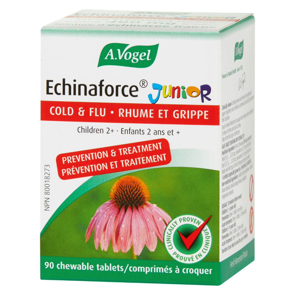 Optimum Health | A. Vogel Echinaforce® Junior Cold & Flu Chewable Tablets