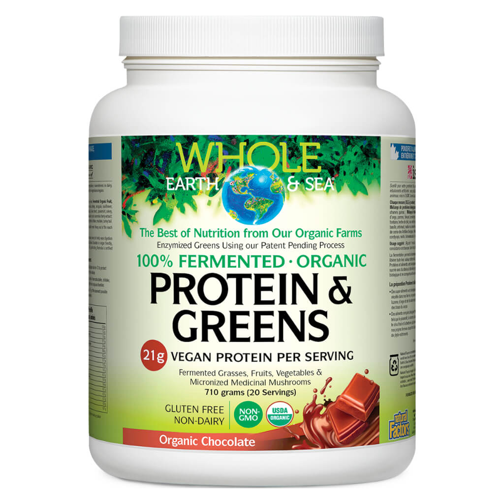 Optimum Health | Whole Earth & Sea Fermented Organic Protein & Greens