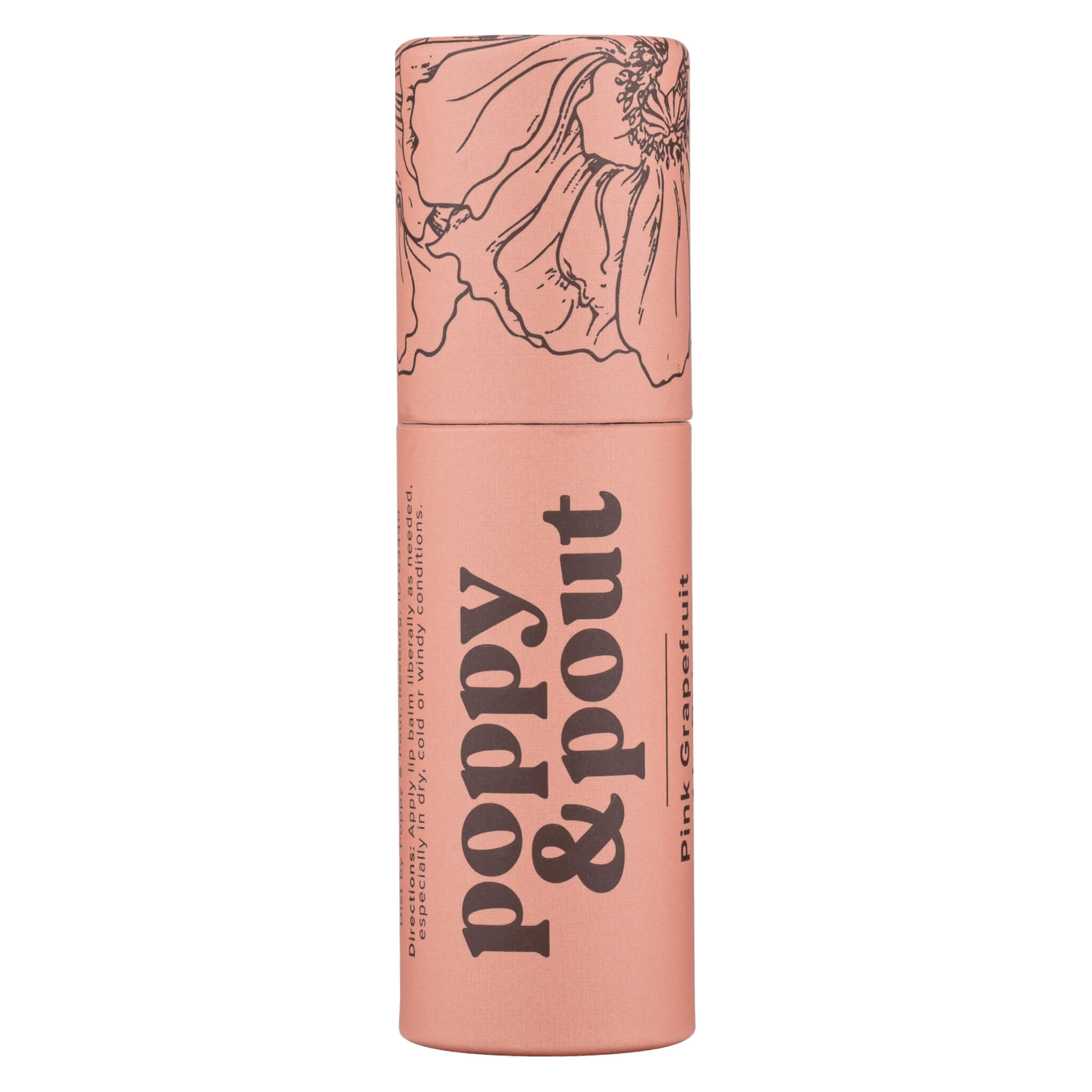 Optimum Health & Kolya | ﻿Poppy & Pout - Pink Grapefruit Lip Balm