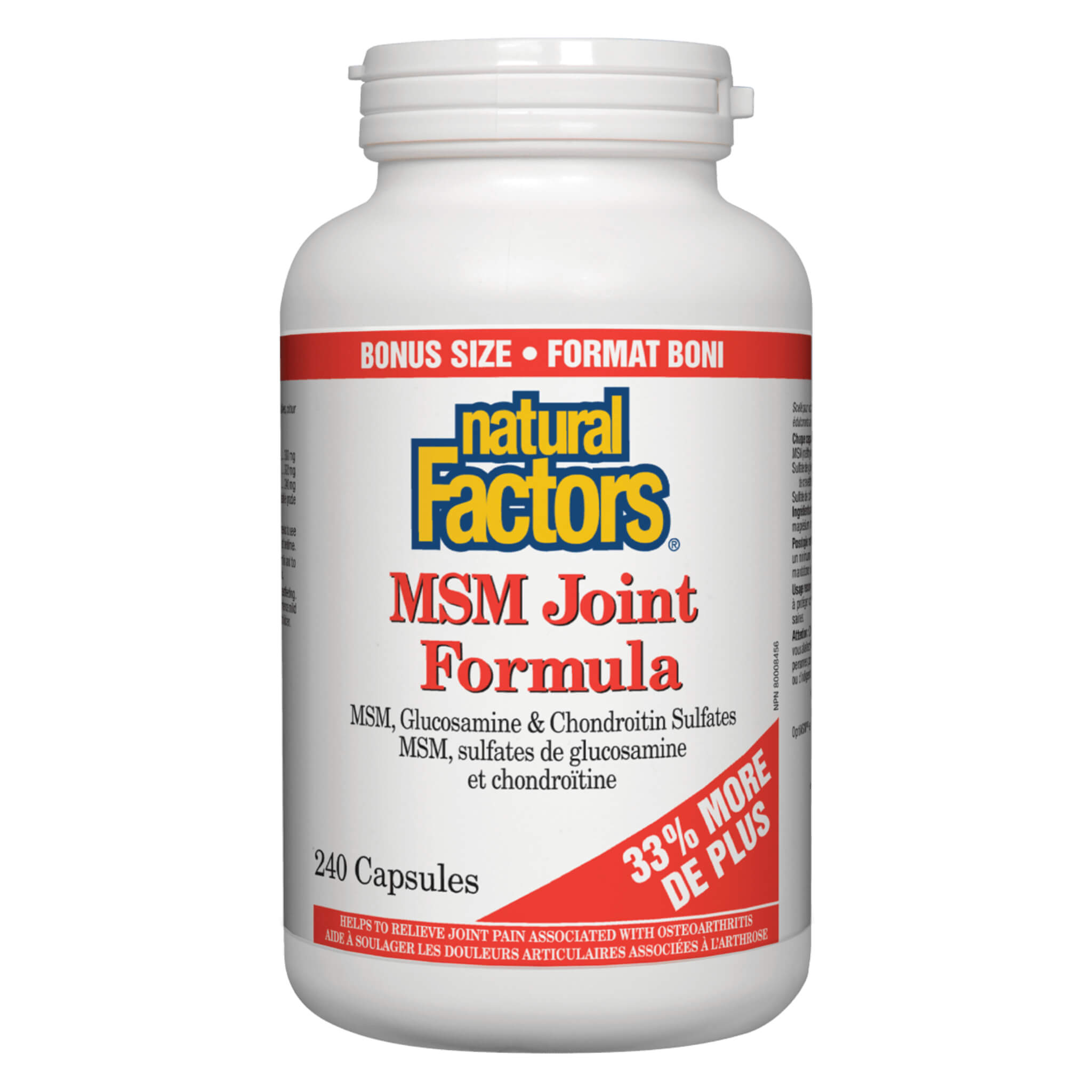 Optimum Health & Kolya | Natural Factors MSM Joint Formula