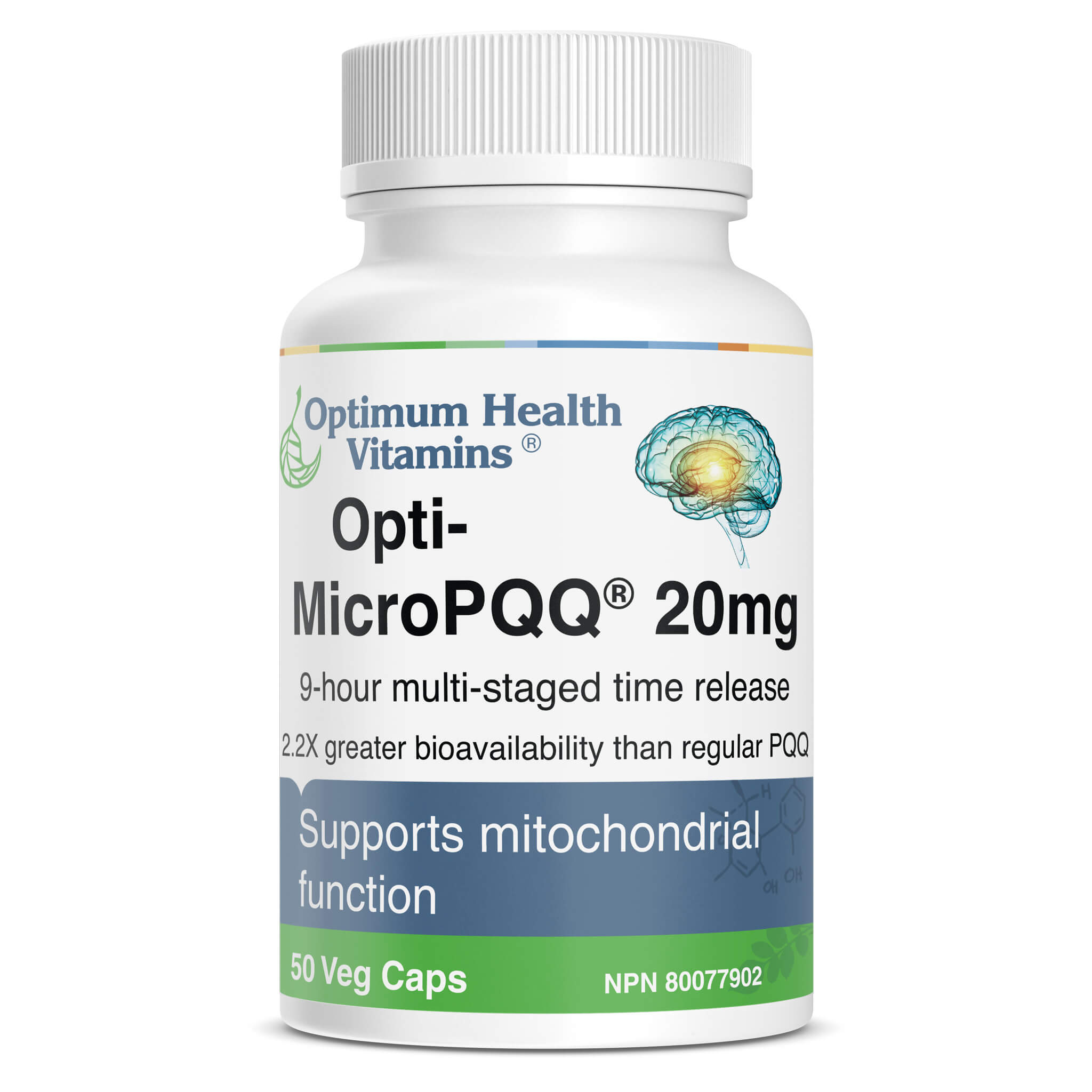 Optimum Health & Kolya | Opti-MicroPQQ 20 mg