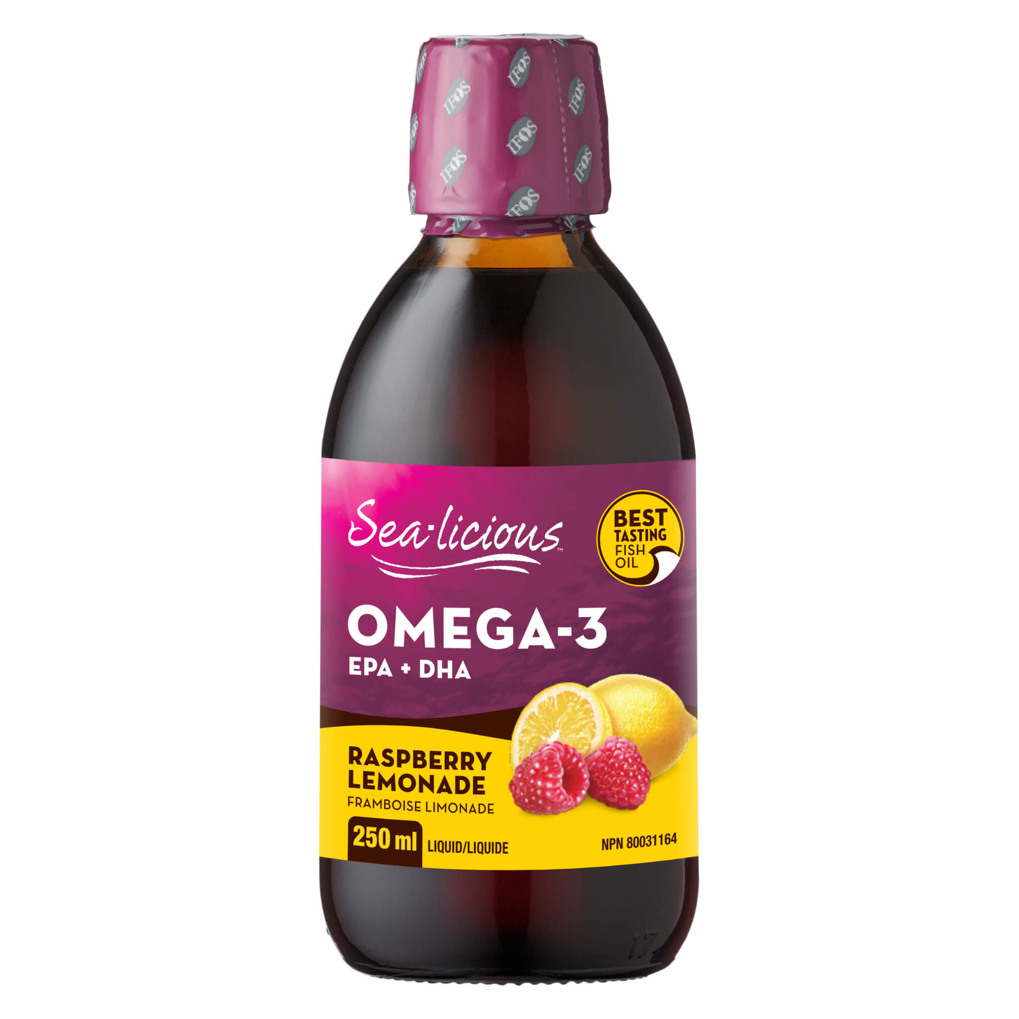 Optimum Health | Sea-licious Omega-3 EPA + DHA (Raspberry Lemonade)