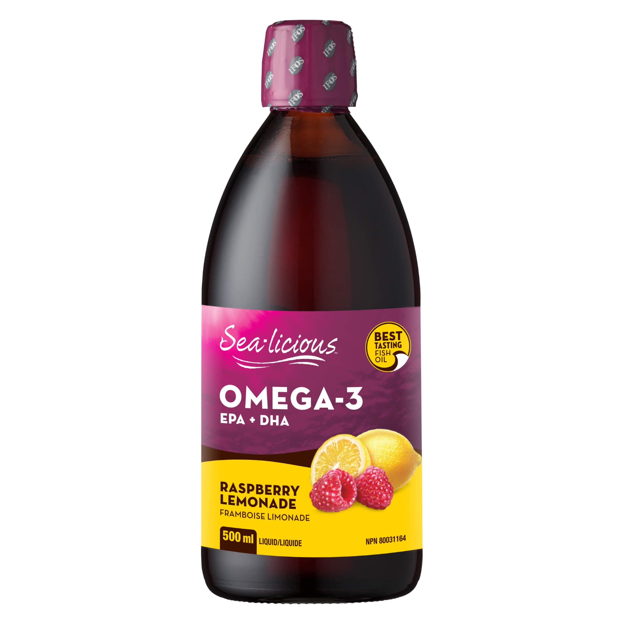 Optimum Health & Kolya | Sea-licious Omega-3 EPA + DHA (Raspberry Lemonade)