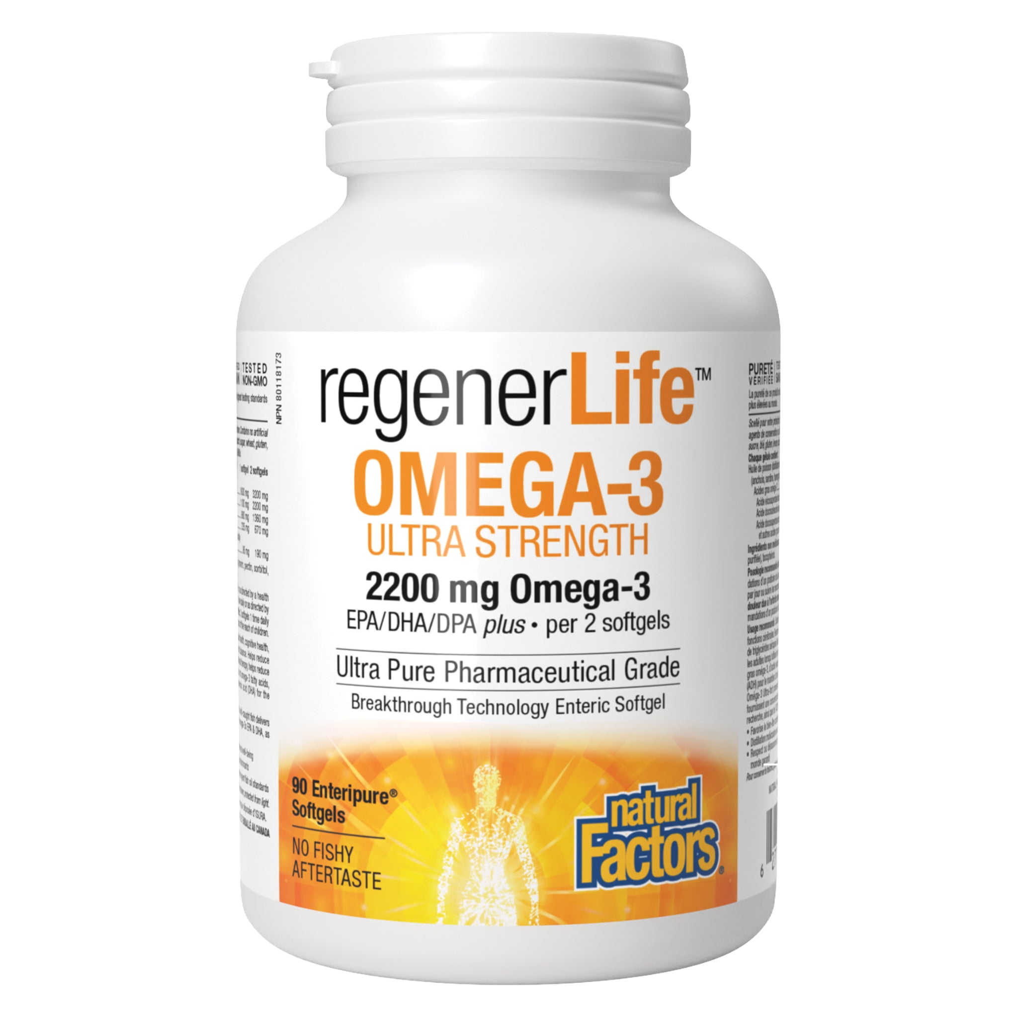 Optimum Health | Natural Factors - regenerLife Ultimate Strength Omega-3