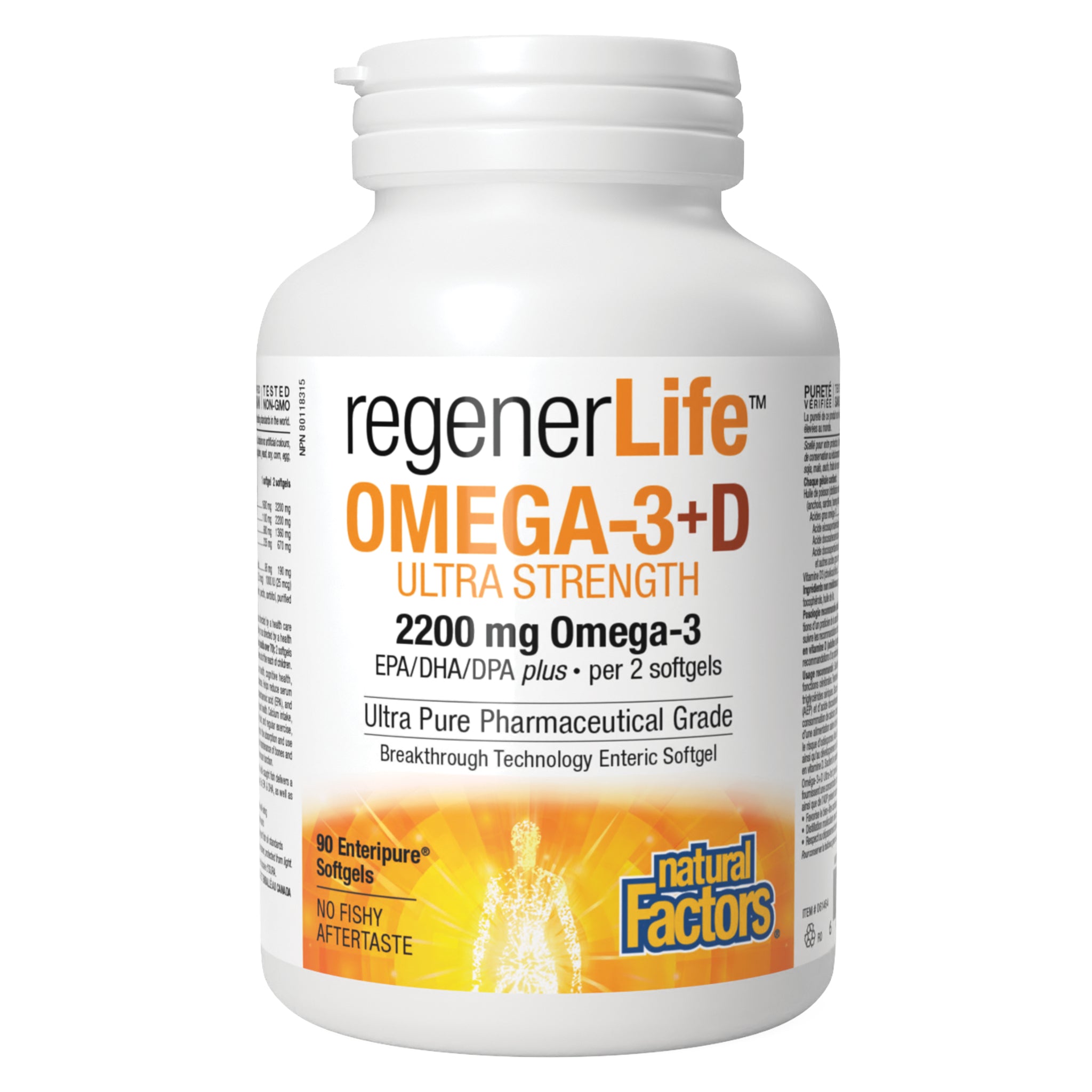Optimum Health | Natural Factors - regenerLife Ultimate Strength Omega ...