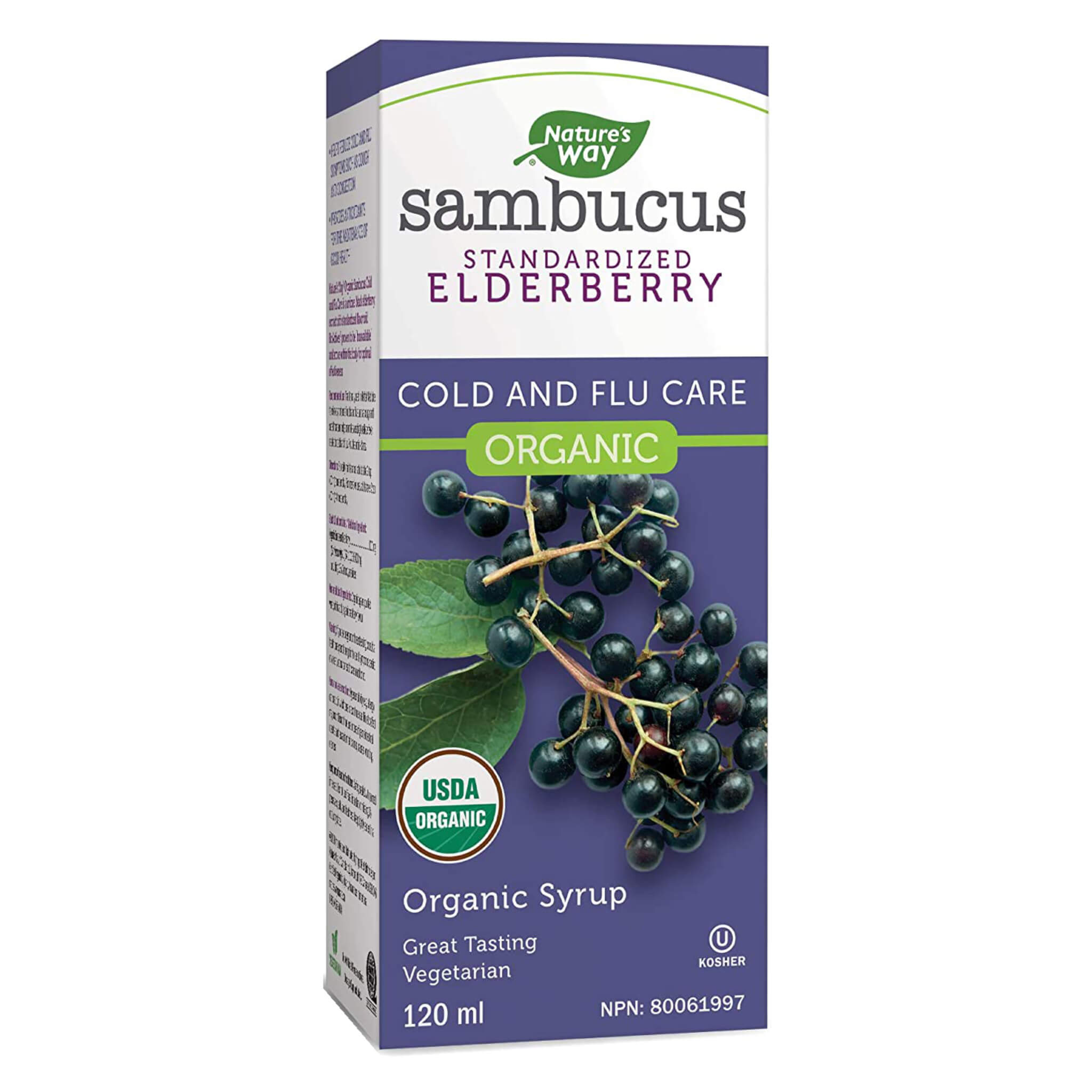 Optimum Health & Kolya | Nature's Way Organic Sambucus Cold and Flu ...