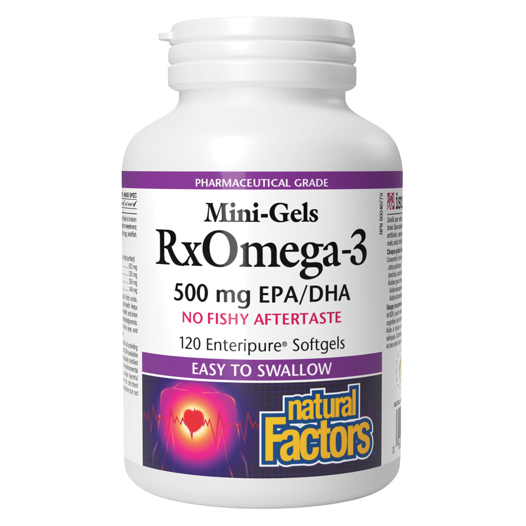 Optimum Health & Kolya | Natural Factors - Rx Omega-3 Mini-Gels 500mg