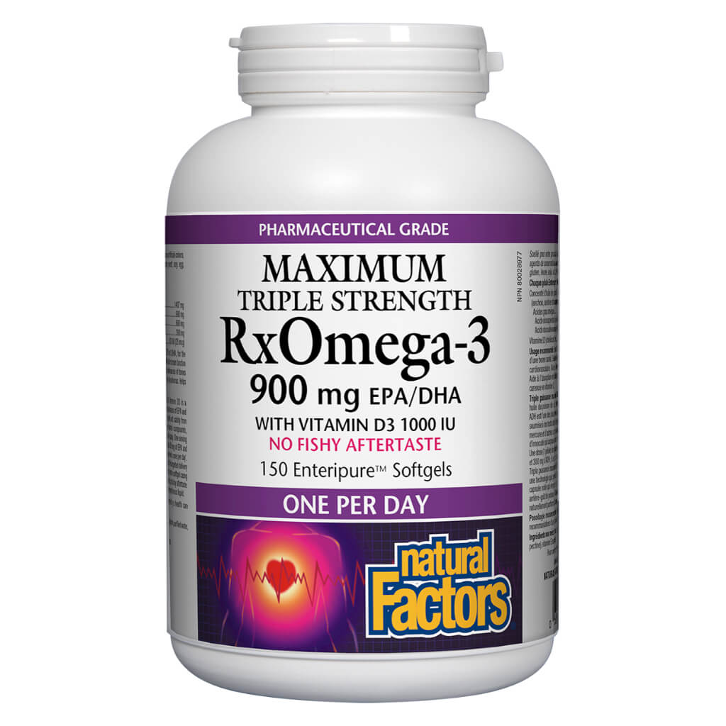 Optimum Health & Kolya | Natural Factors Rx Omega-3 Maximum Triple ...