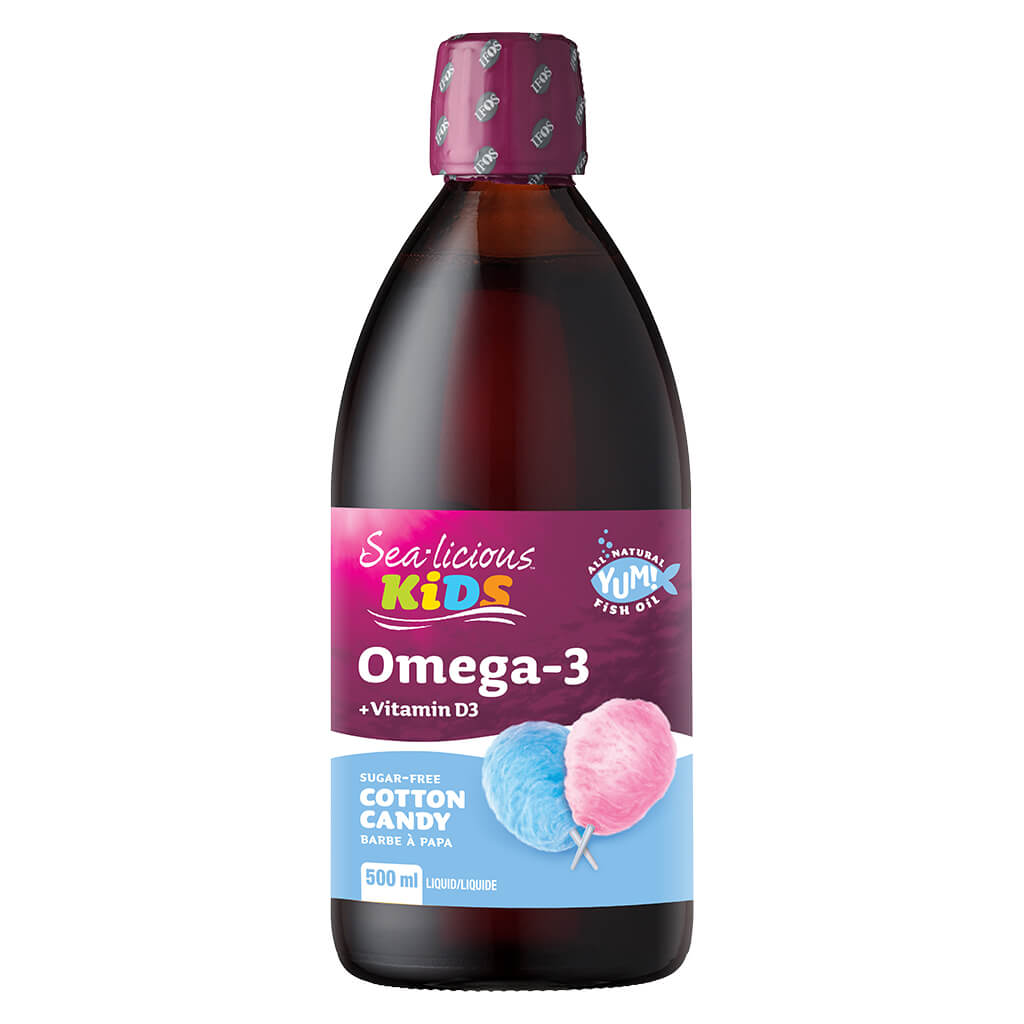Optimum Health & Kolya | Sea-licious Kids Omega-3 + Vitamin D3 (Cotton ...