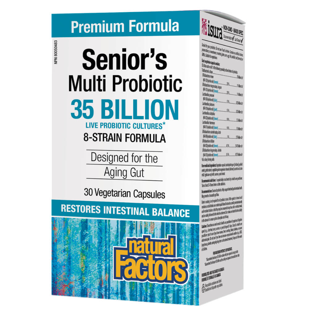 Optimum Health | Natural Factors Senior's Multi Probiotic 35 Billion