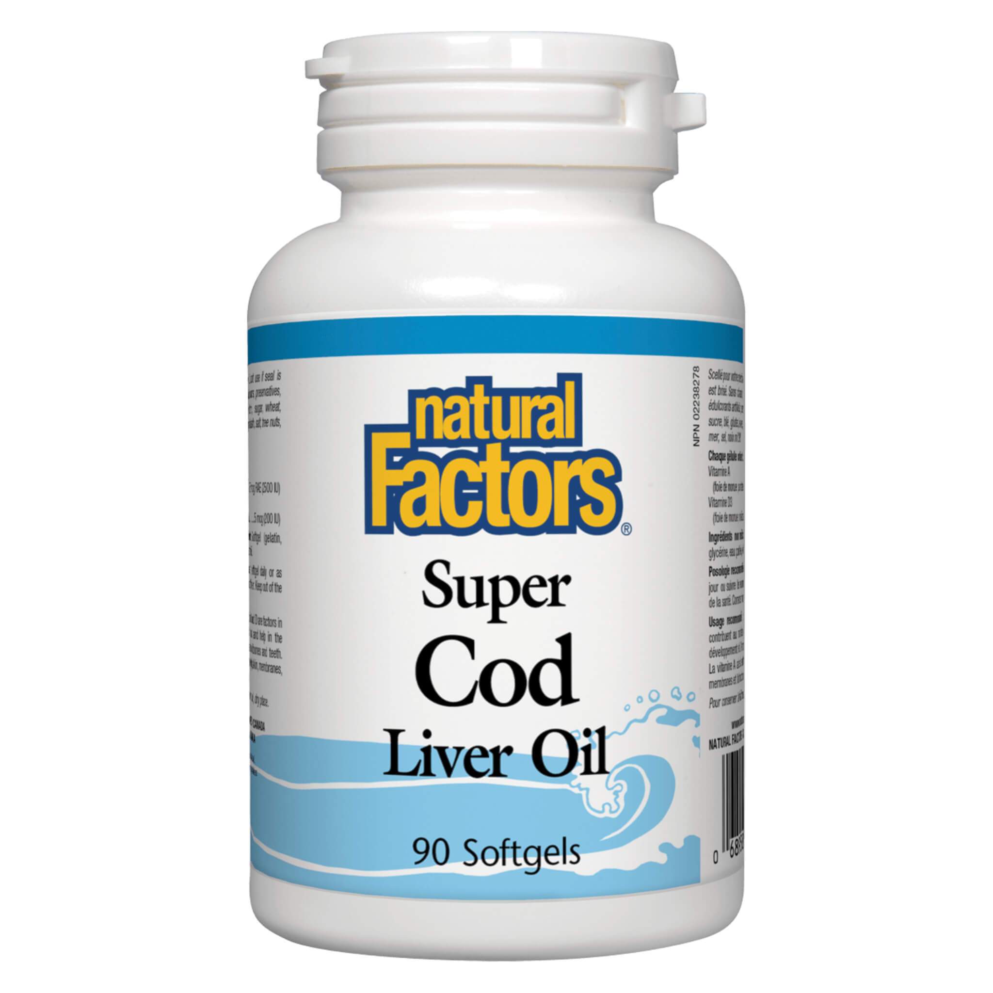 Optimum Health & Kolya | Natural Factors Super Cod Liver Oil