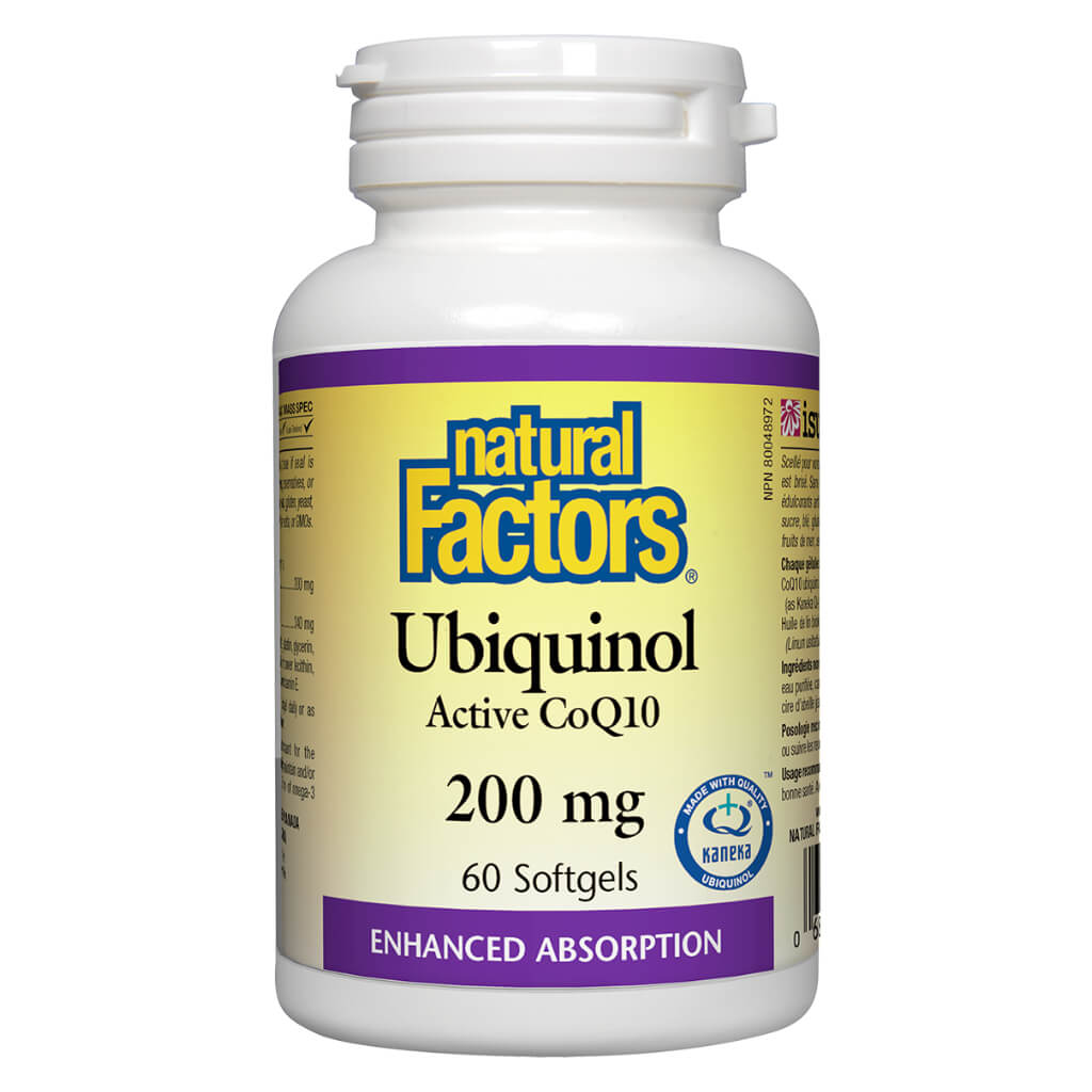 Optimum Health | Natural Factors Ubiquinol Active CoQ10 200 mg