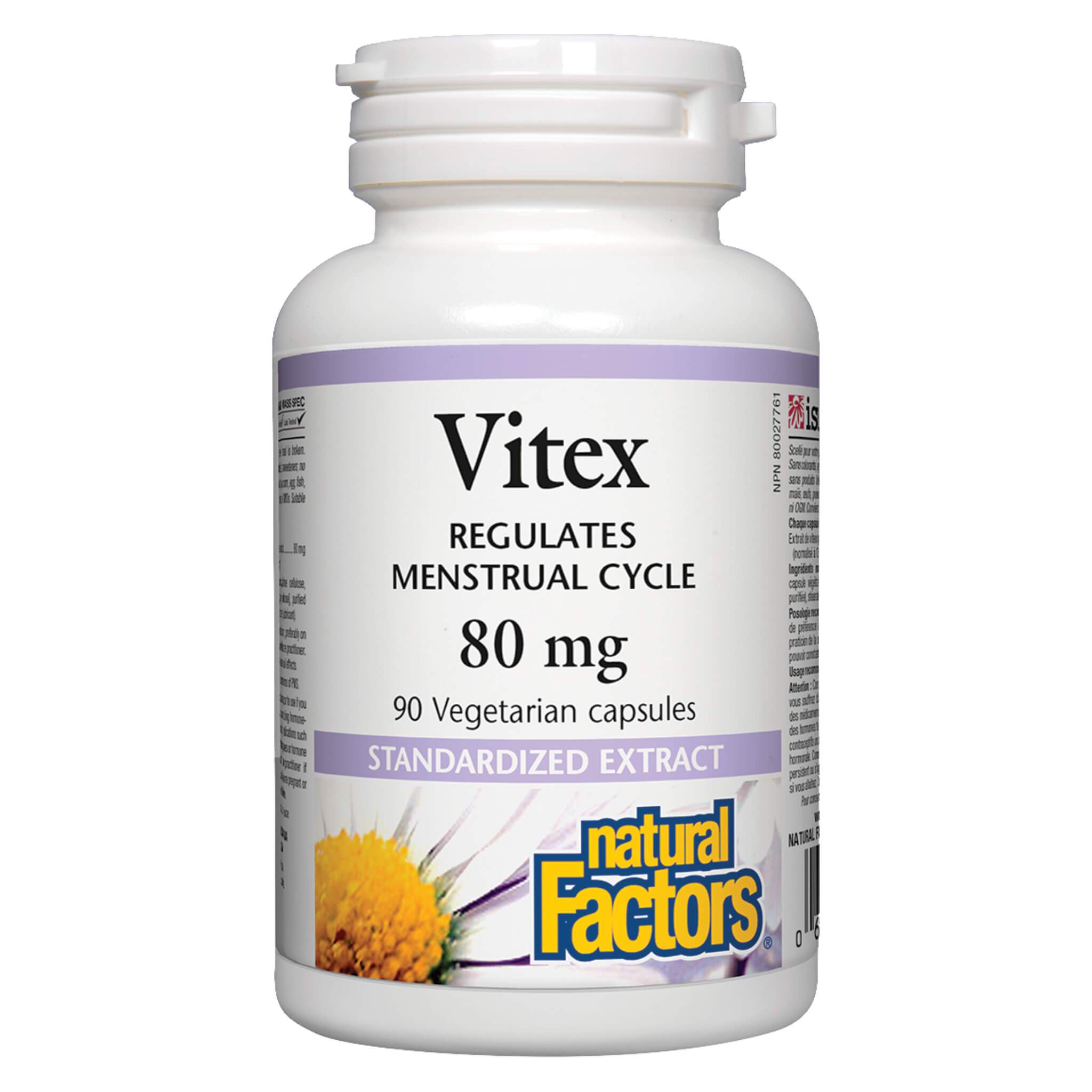 Optimum Health | Natural Factors Vitex Standardized Extract