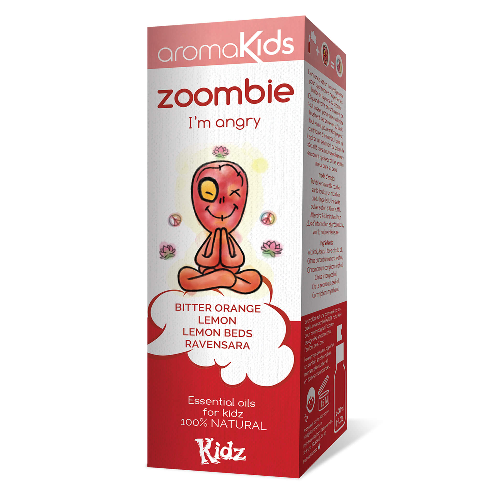 Optimum Health & Kolya | AromaKids - Essential Oil Spray - Zoombie - Anger, Irritability 30ml