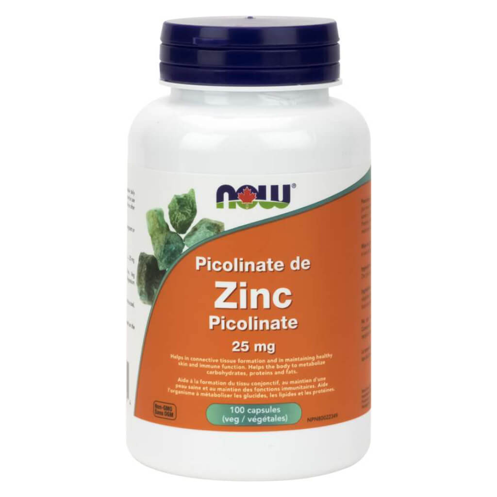 Optimum Health | NOW - Zinc Picolinate 25 mg